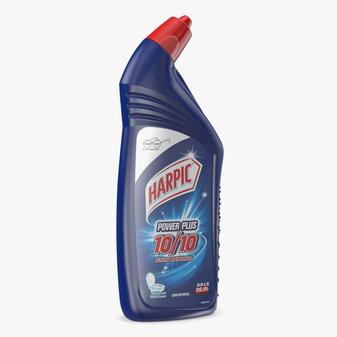 Harpic Blue Toilet Cleaner 3D model - TurboSquid 2054414
