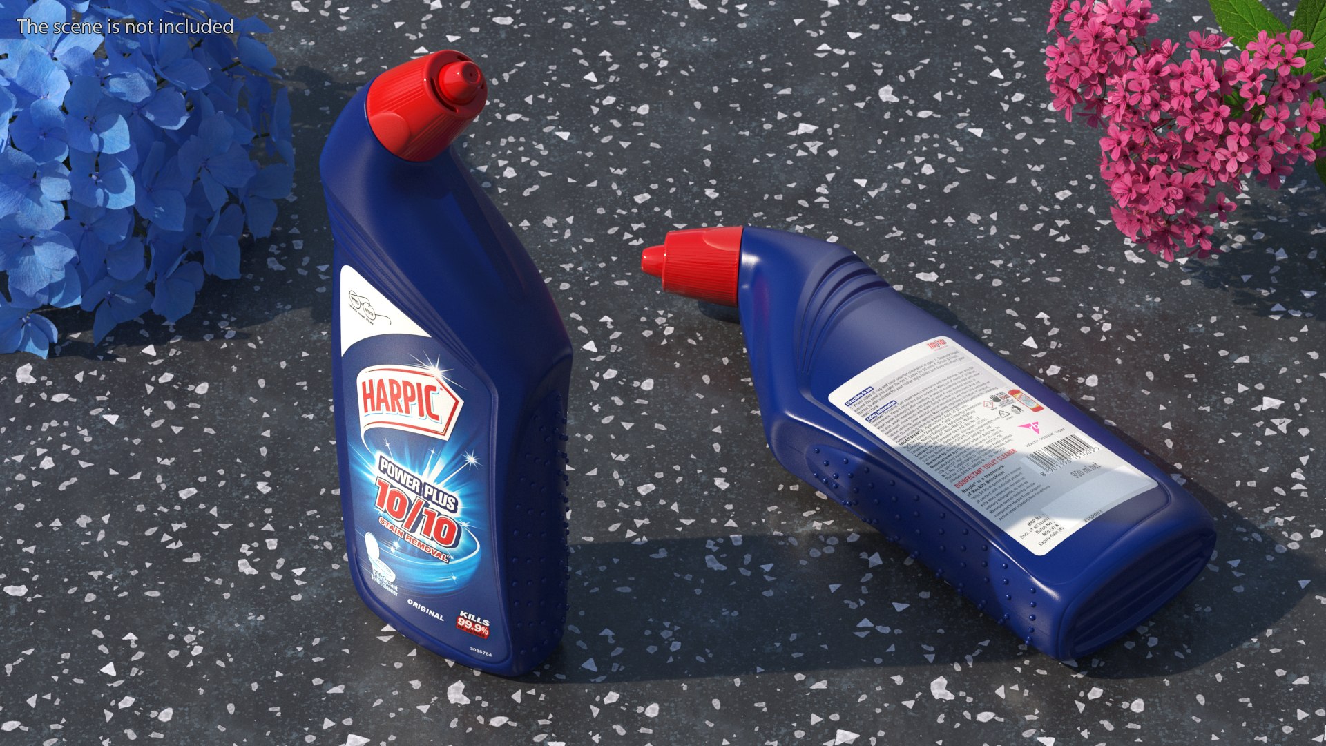 Harpic Blue Toilet Cleaner 3D Model - TurboSquid 2054414