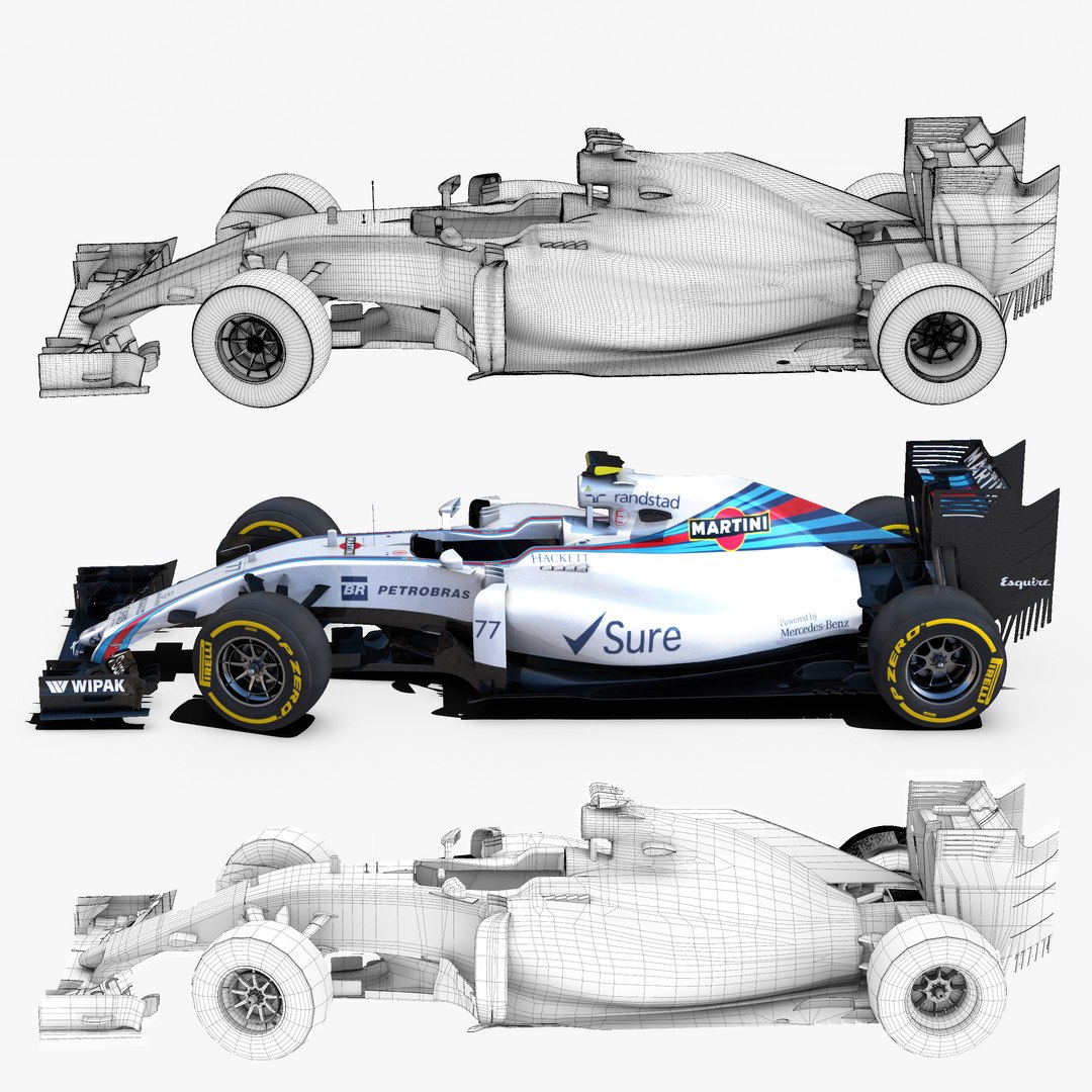 Williams Fw38 Wheels 3d Max