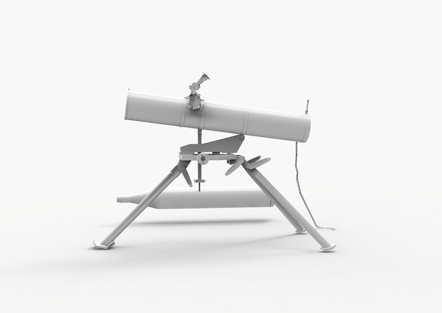 3D BM-1 107mm Man Portable Rocket Luncher Model - TurboSquid 2138325