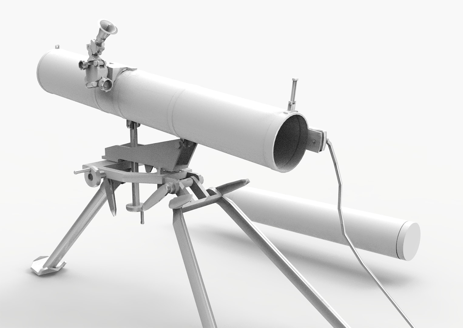 3D BM-1 107mm Man Portable Rocket Luncher Model - TurboSquid 2138325