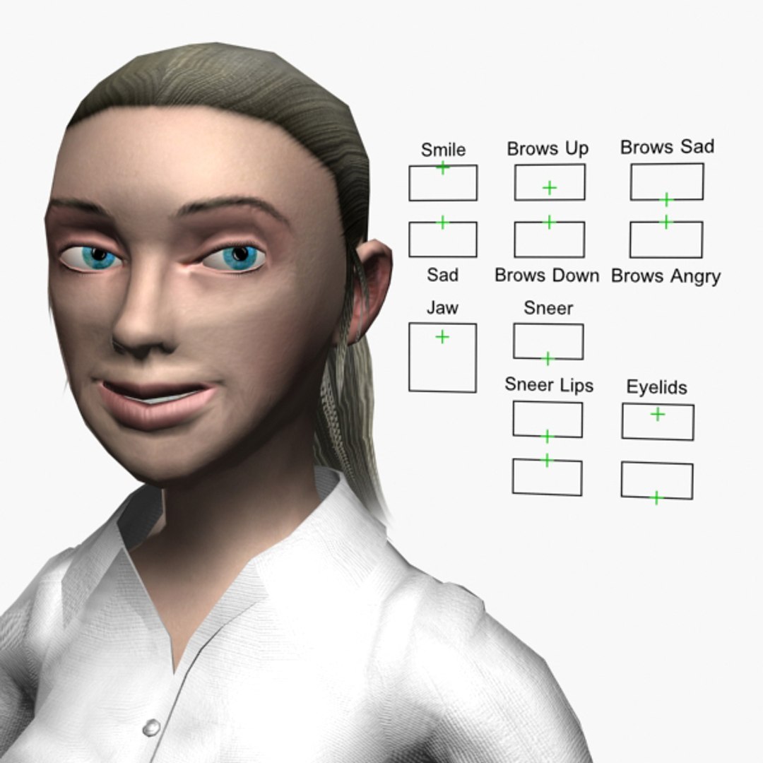 Rigged Character 3d Model