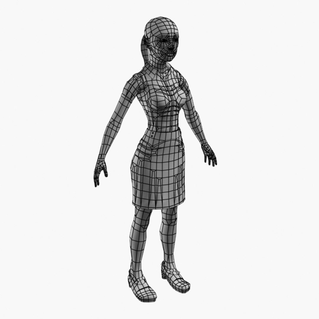 Rigged Character 3d Model