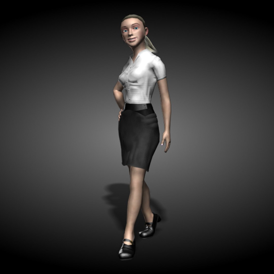 Rigged Character 3d Model