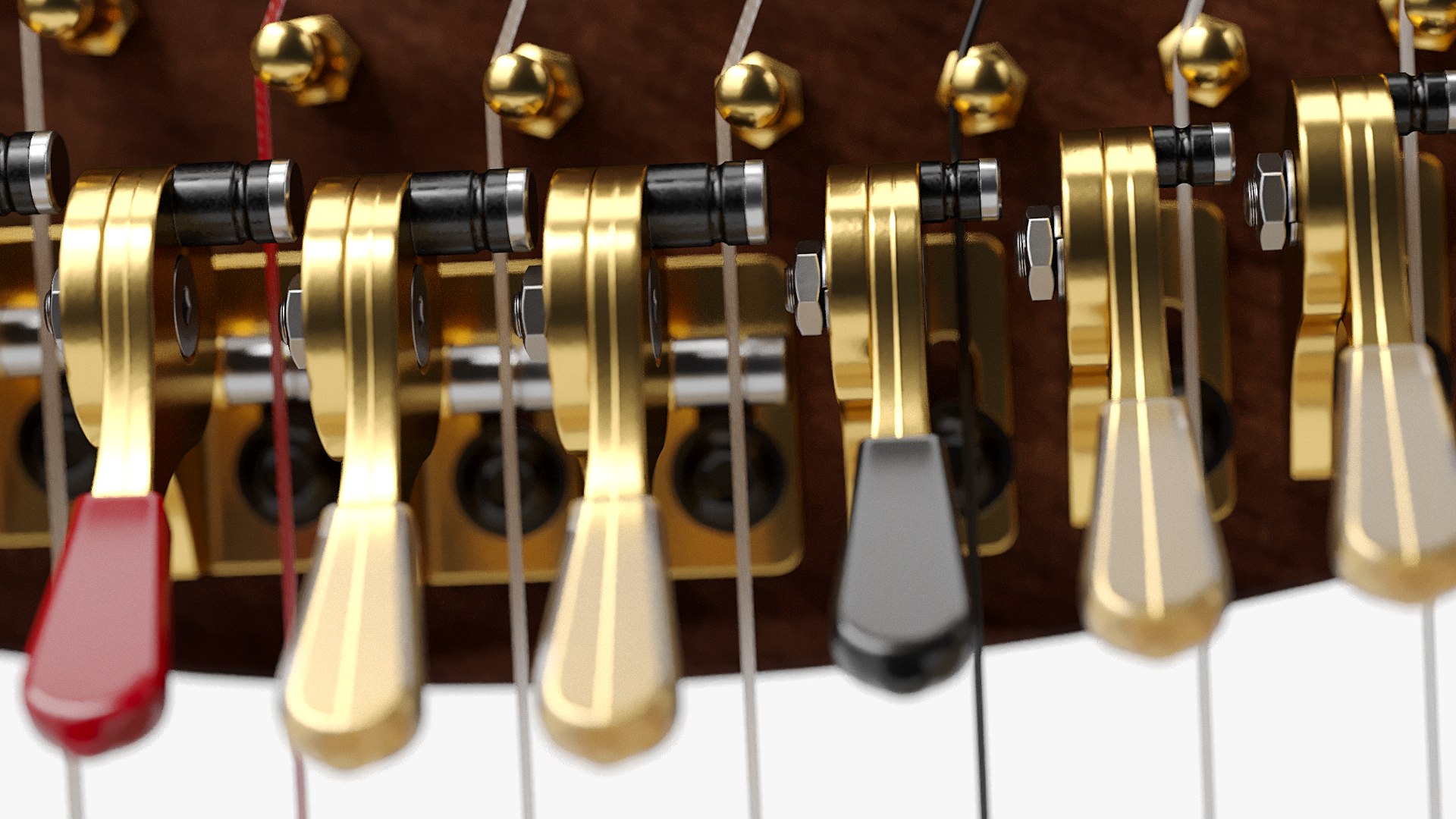 3D realistic lever harp - TurboSquid 1561887