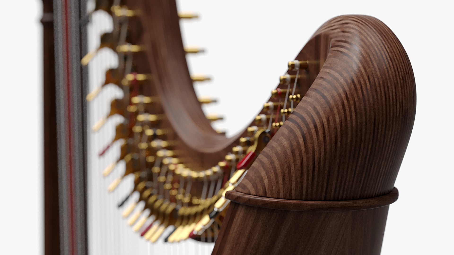 3D Realistic Lever Harp - TurboSquid 1561887