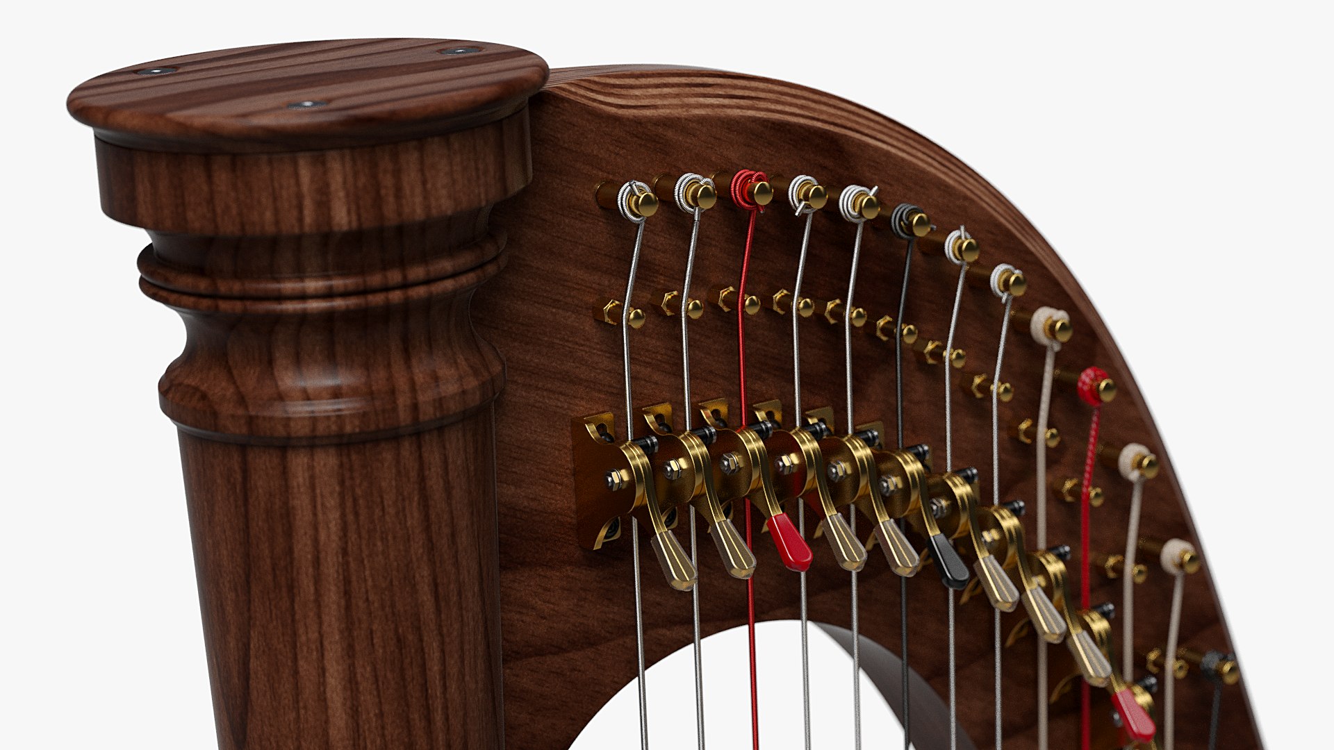 3D Realistic Lever Harp - TurboSquid 1561887