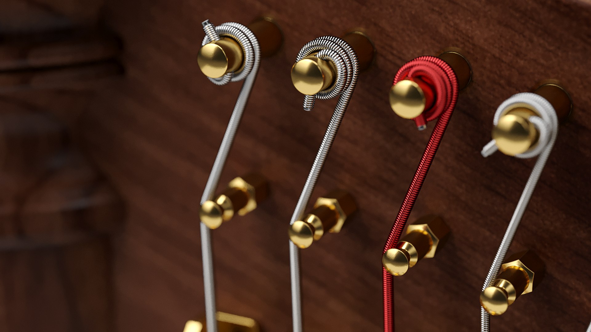 3D realistic lever harp - TurboSquid 1561887