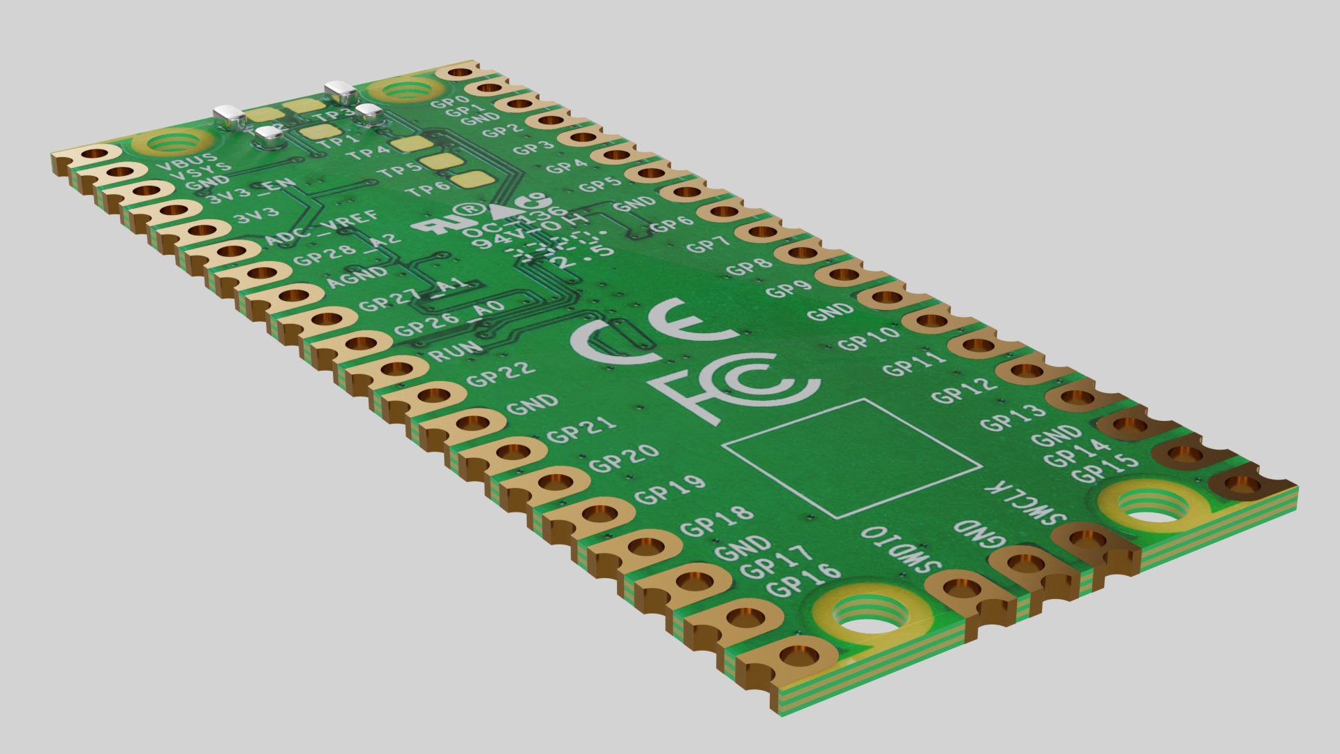 3D Raspberry Pi Pico - TurboSquid 2246602