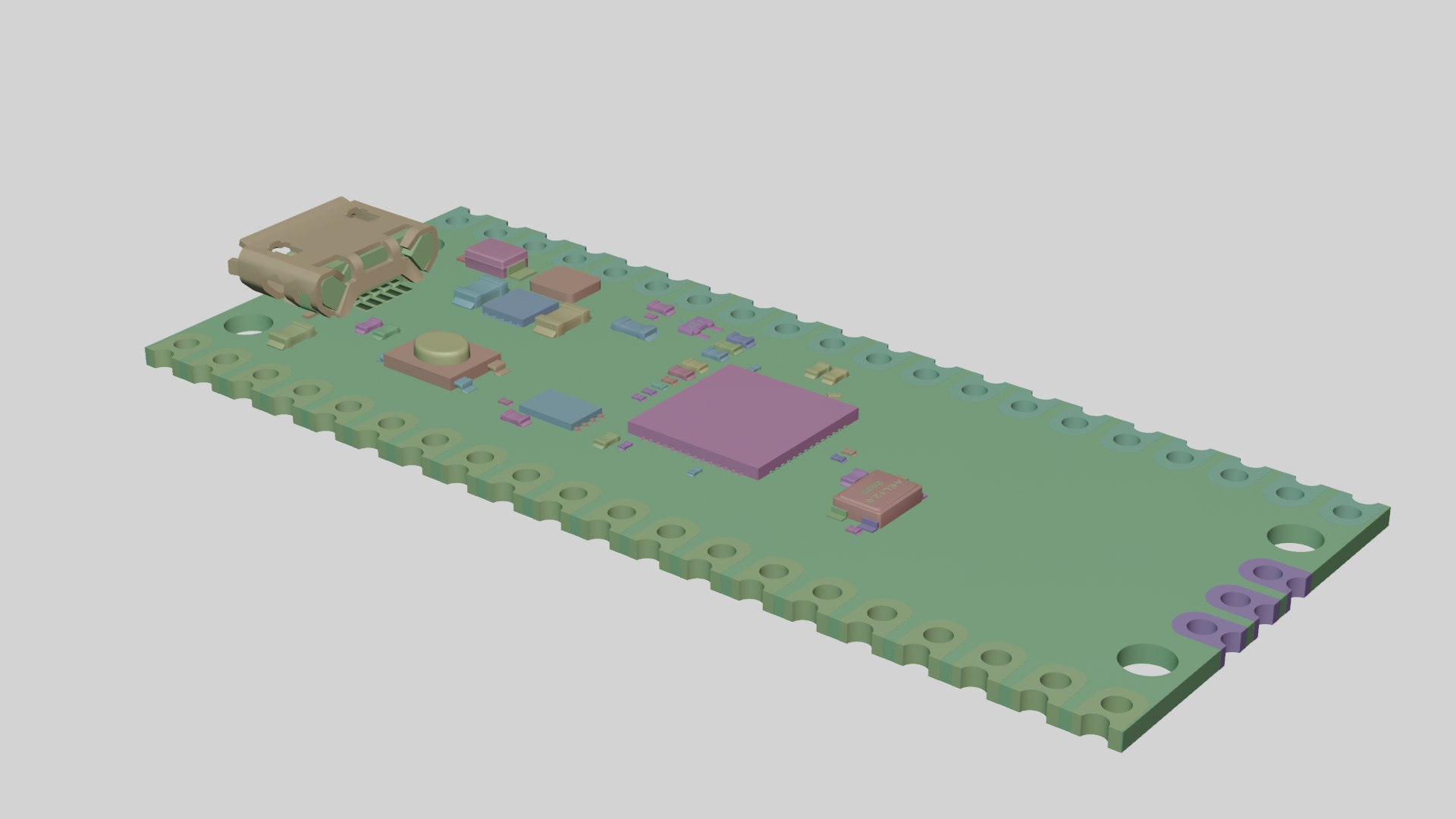 3D Raspberry Pi Pico - TurboSquid 2246602