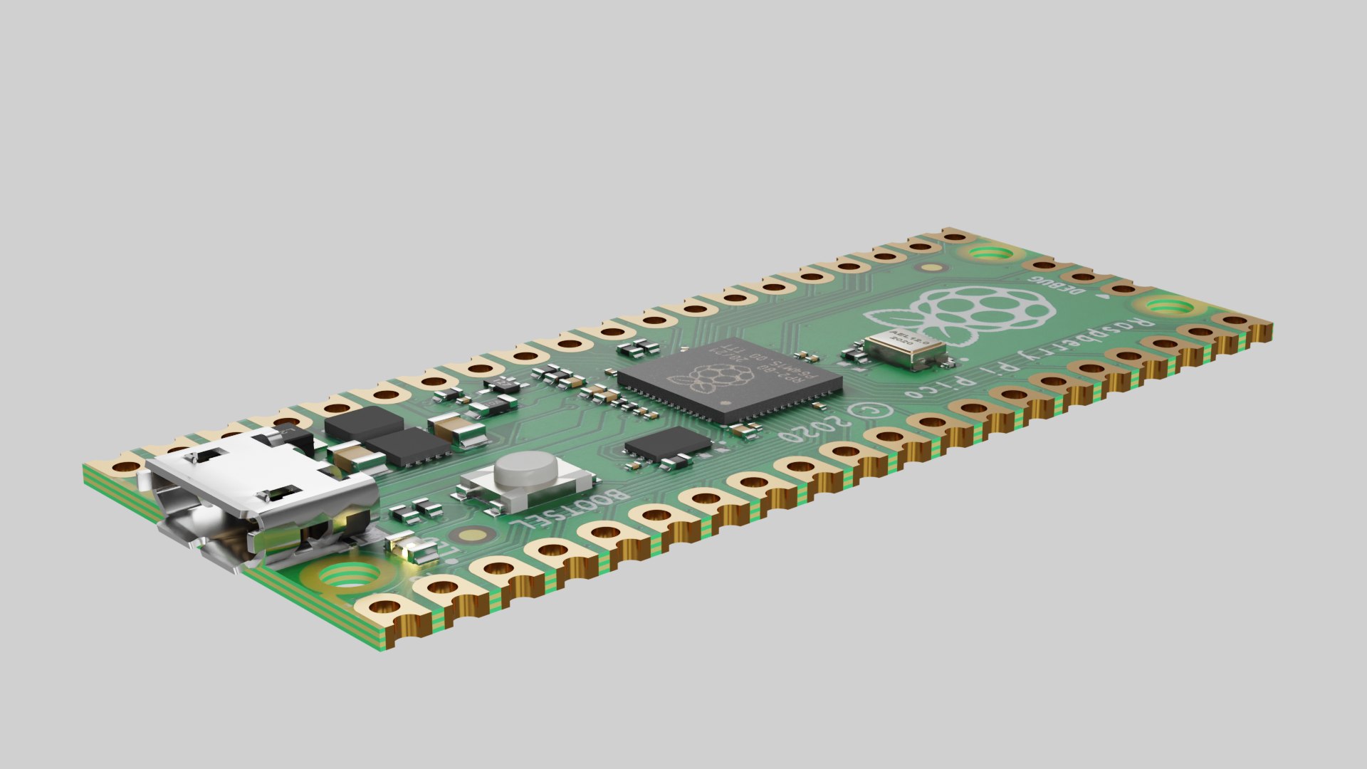 3D Raspberry Pi Pico - TurboSquid 2246602
