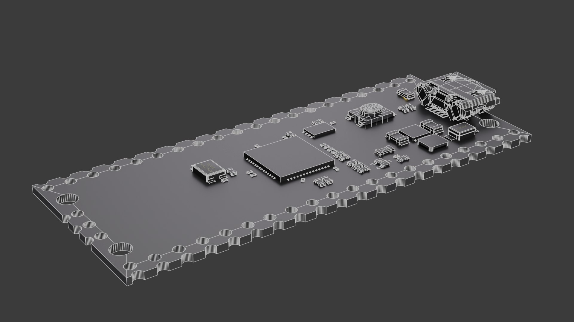 3D Raspberry Pi Pico - TurboSquid 2246602