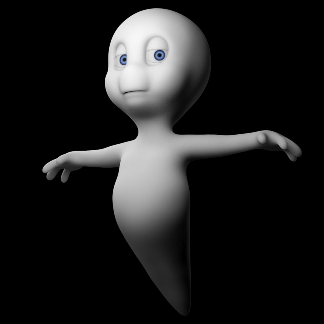 3d Casper Friendly Ghost