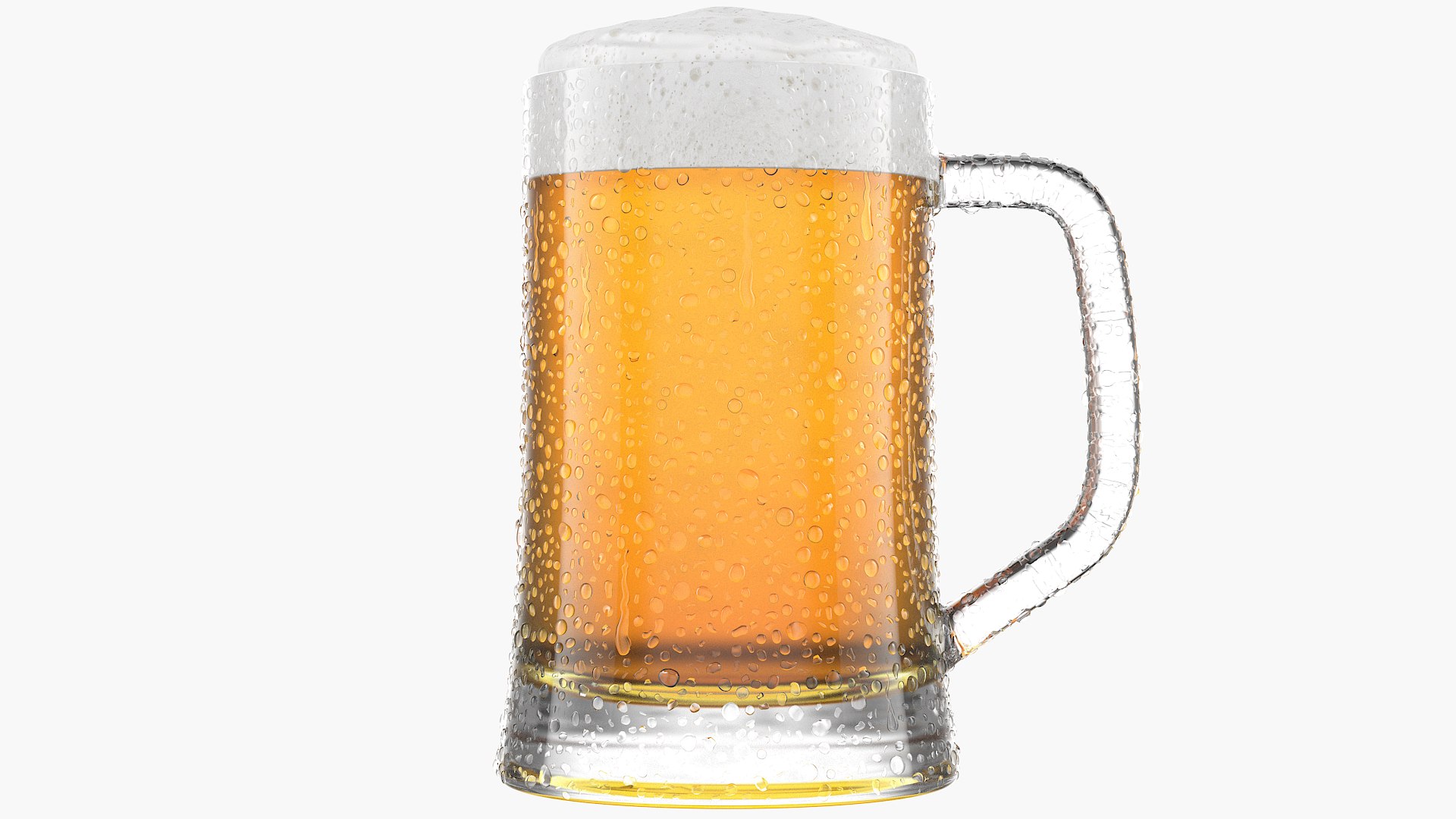 Beer Glass 4 3D Model - TurboSquid 1729606