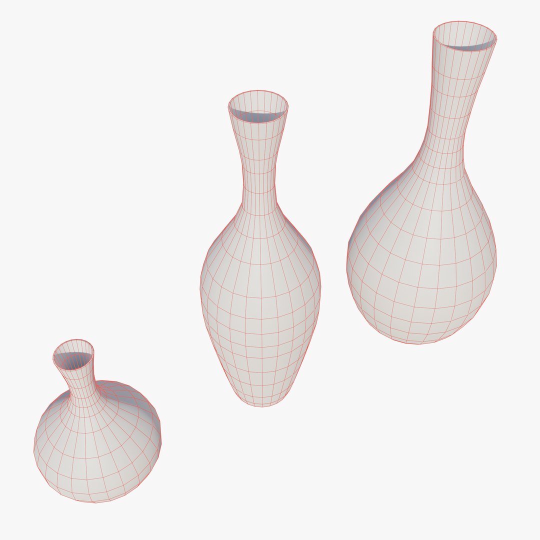 Vases Asset Bronze 3D Model - TurboSquid 2100460