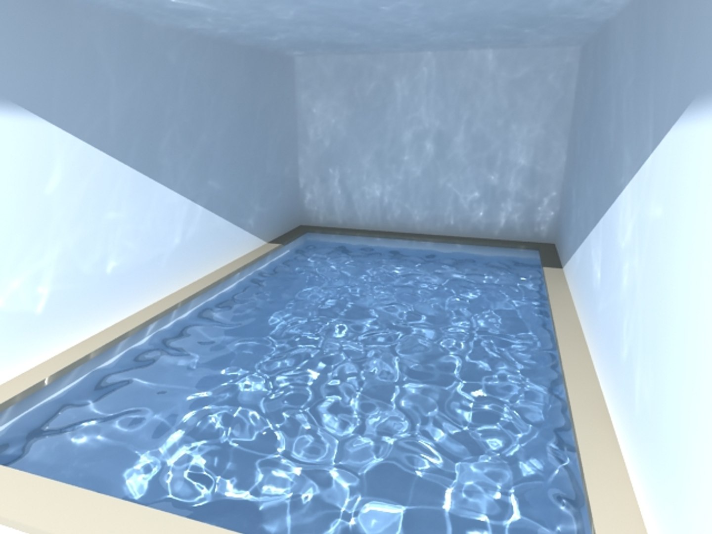 V-ray Pool Real Caustics 3d Max