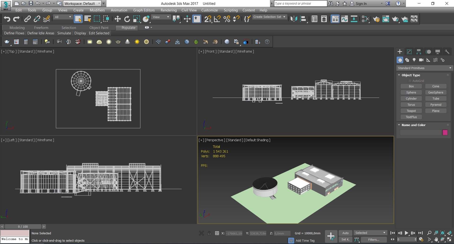 Industrial Complex Model - TurboSquid 2194580