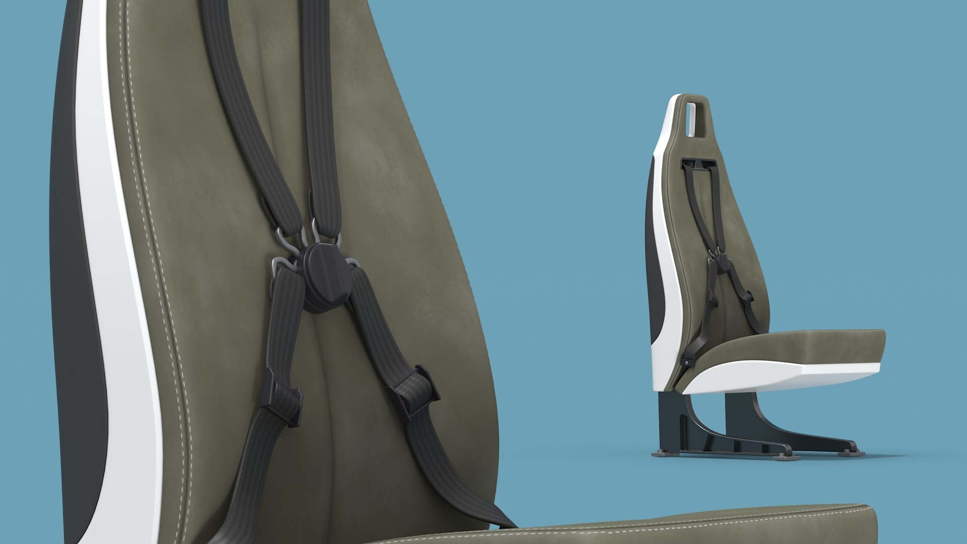 Private Helicopter Passenger Seat 3D Model - TurboSquid 2310213