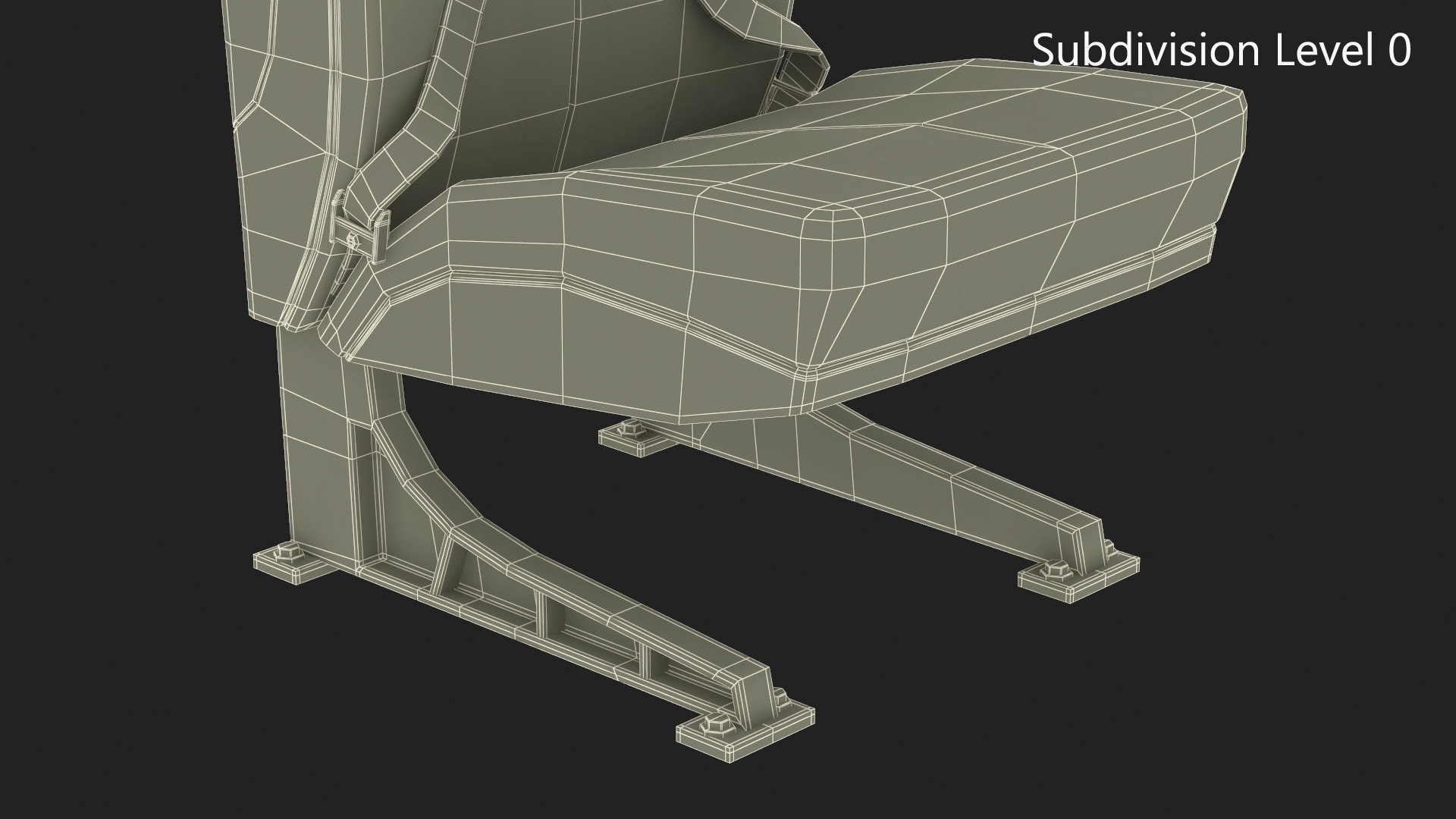 Private Helicopter Passenger Seat 3D Model - TurboSquid 2310213
