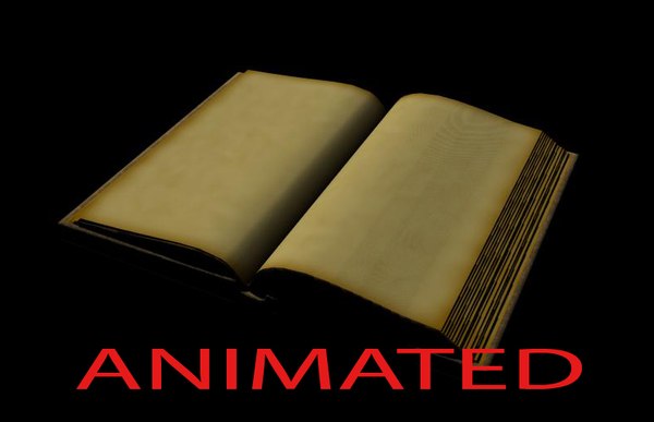 Animated Book 3D Models for Download | TurboSquid