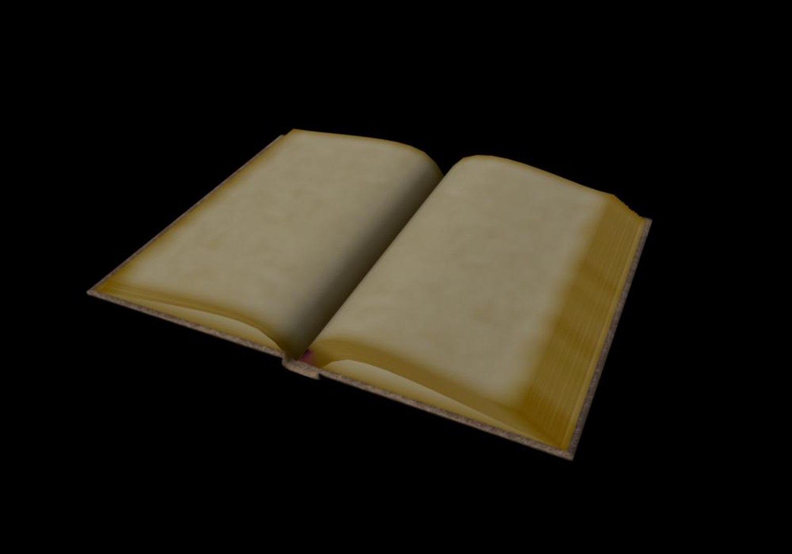 Open Book 3d Model