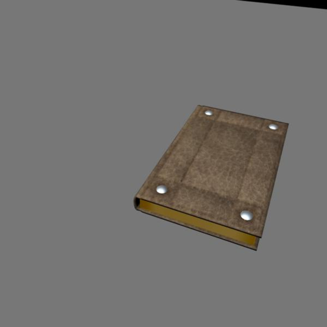 Open Book 3d Model