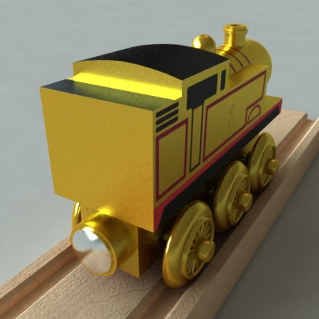 3ds max thomas tank engine wooden