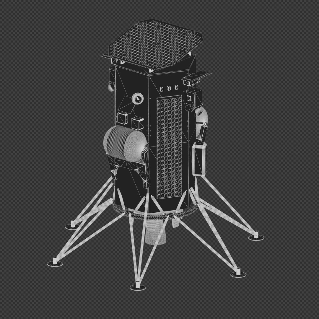 3D Intuitive Machines Nova-C Lunar Lander Model - TurboSquid 2194724