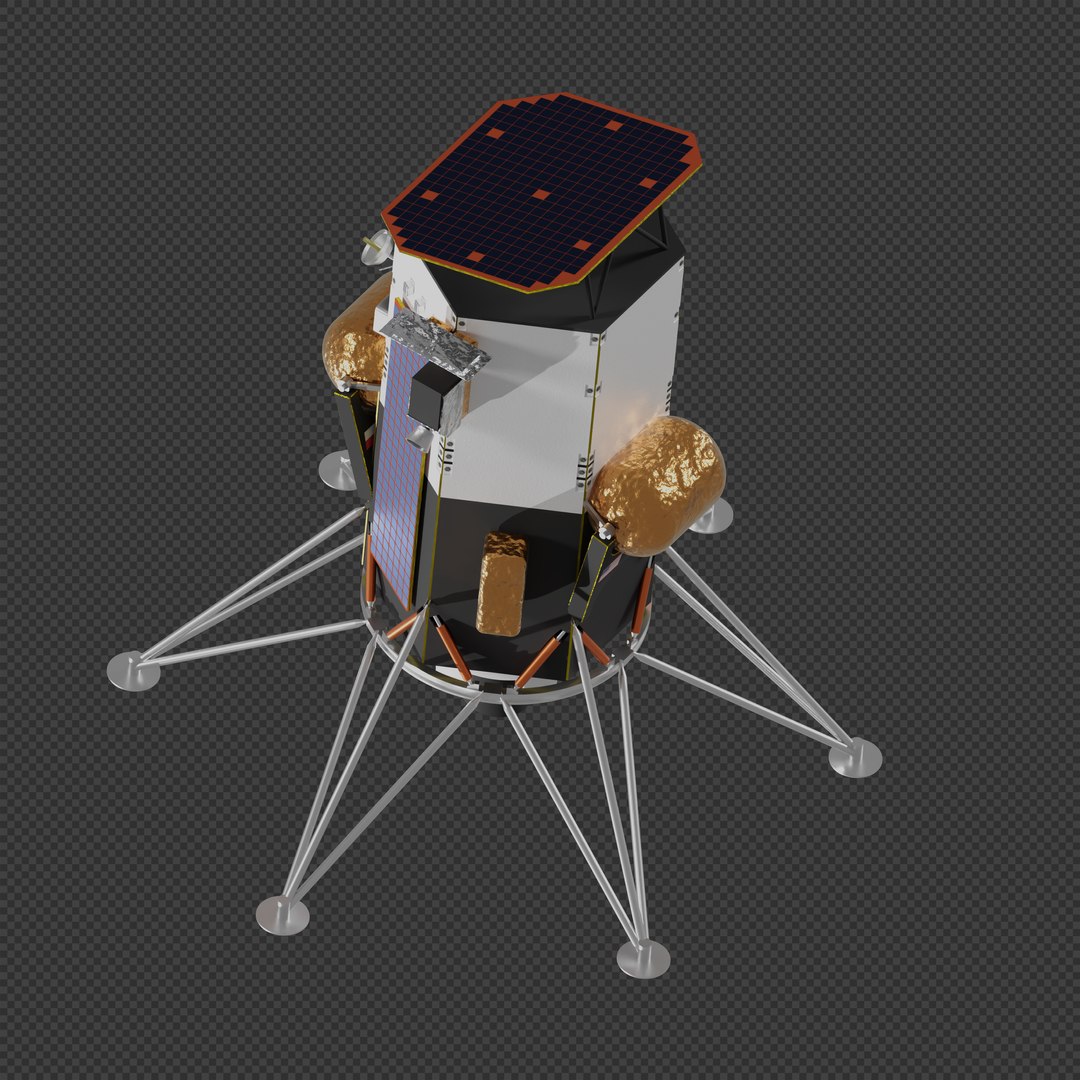 3D Intuitive Machines Nova-C Lunar Lander Model - TurboSquid 2194724