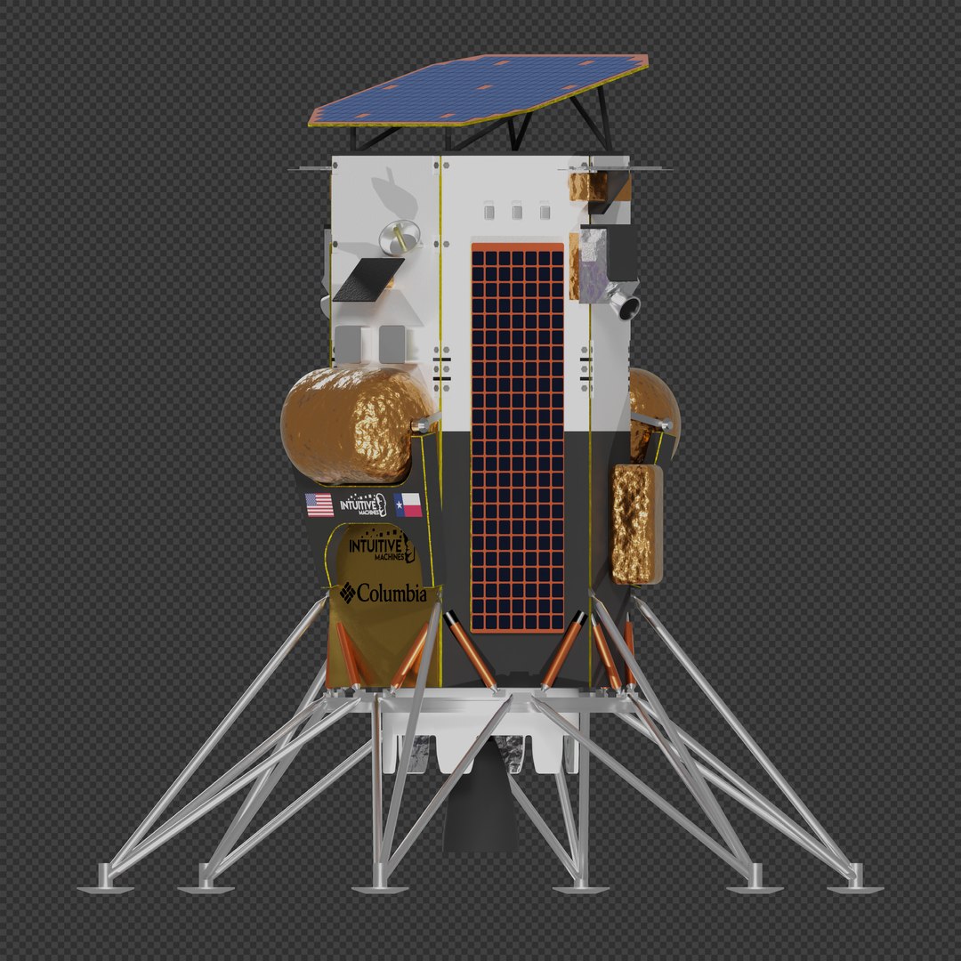 3D Intuitive Machines Nova-C Lunar Lander Model - TurboSquid 2194724