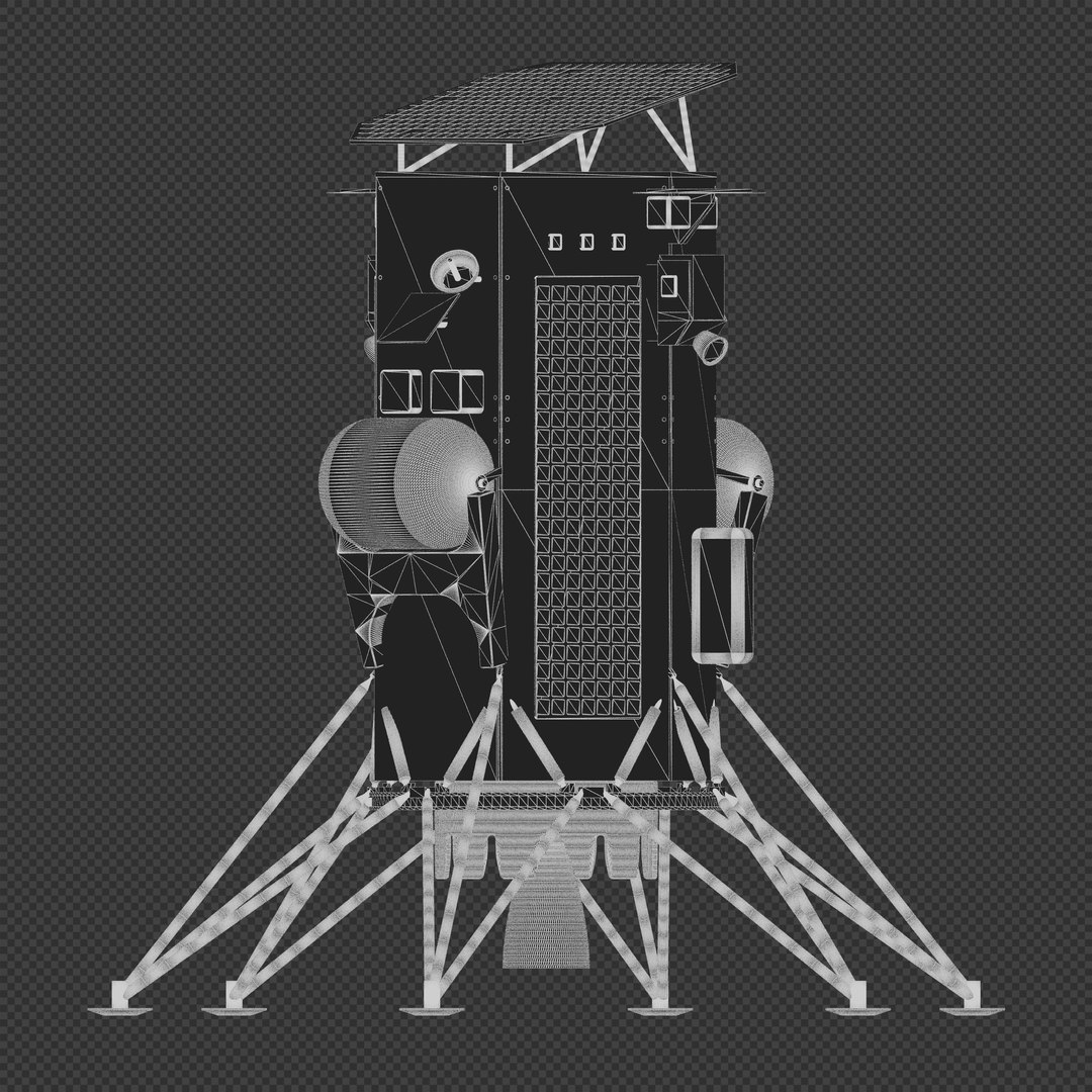 3D Intuitive Machines Nova-C Lunar Lander Model - TurboSquid 2194724