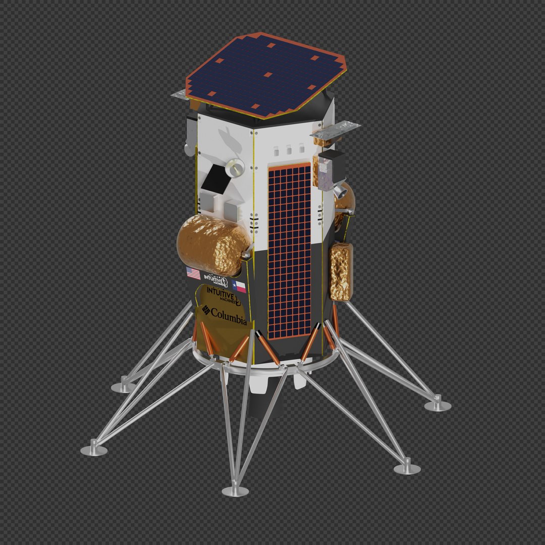 3D Intuitive Machines Nova-C Lunar Lander Model - TurboSquid 2194724