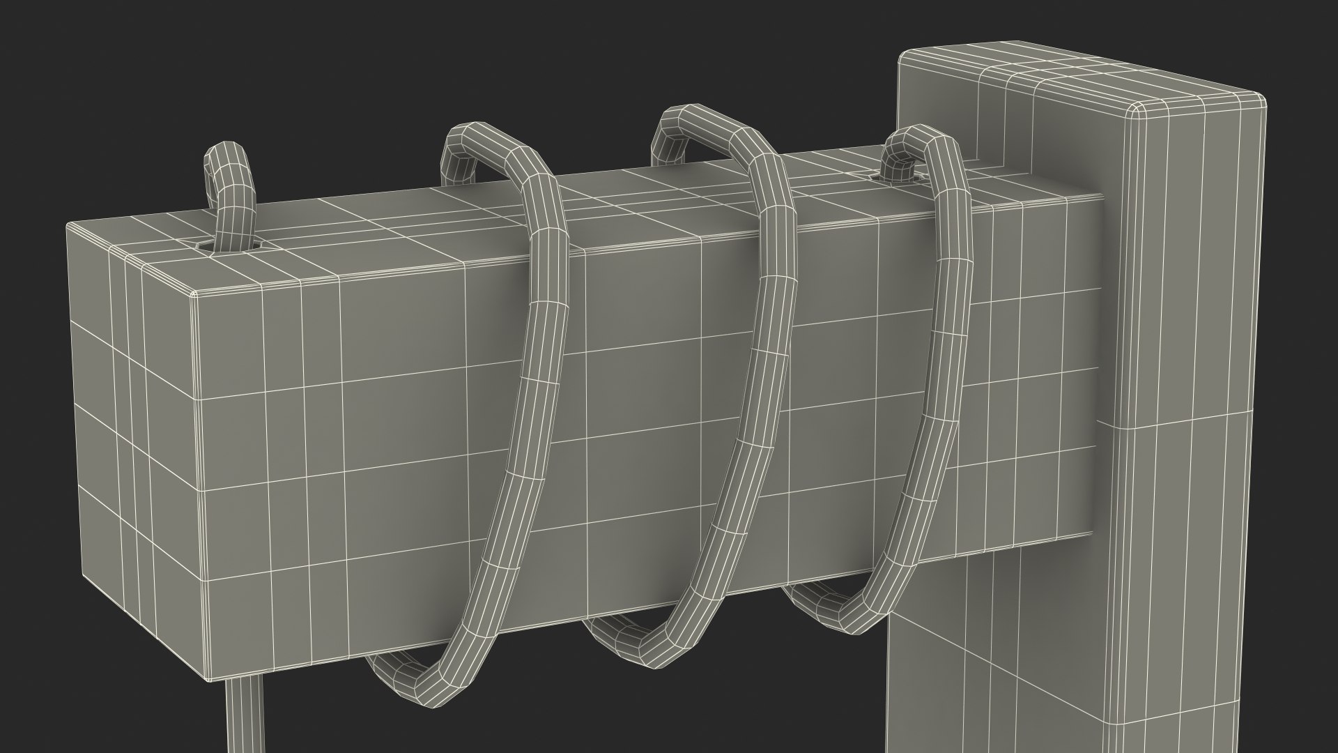 Vintage Lampbulb Socket Wall Lamp Black 3D Model - TurboSquid 1835853