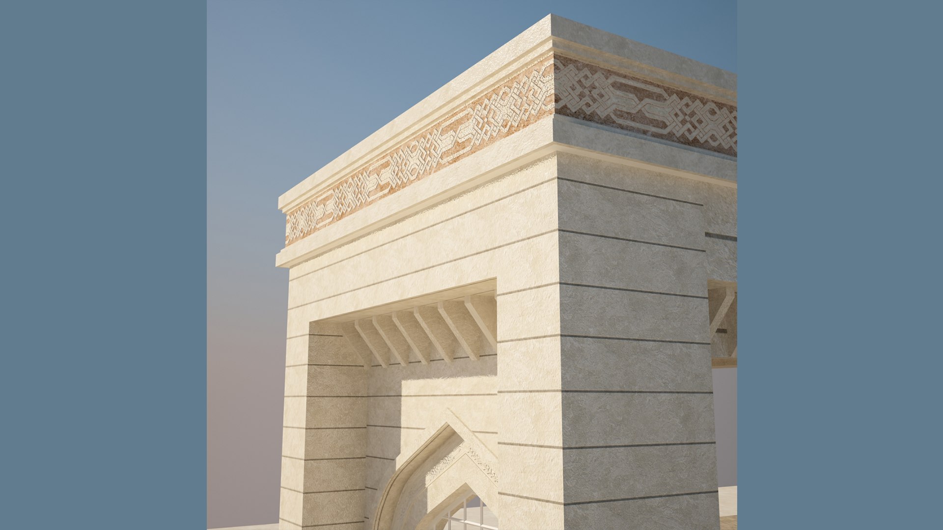 3D Arabic Gate - TurboSquid 1561073