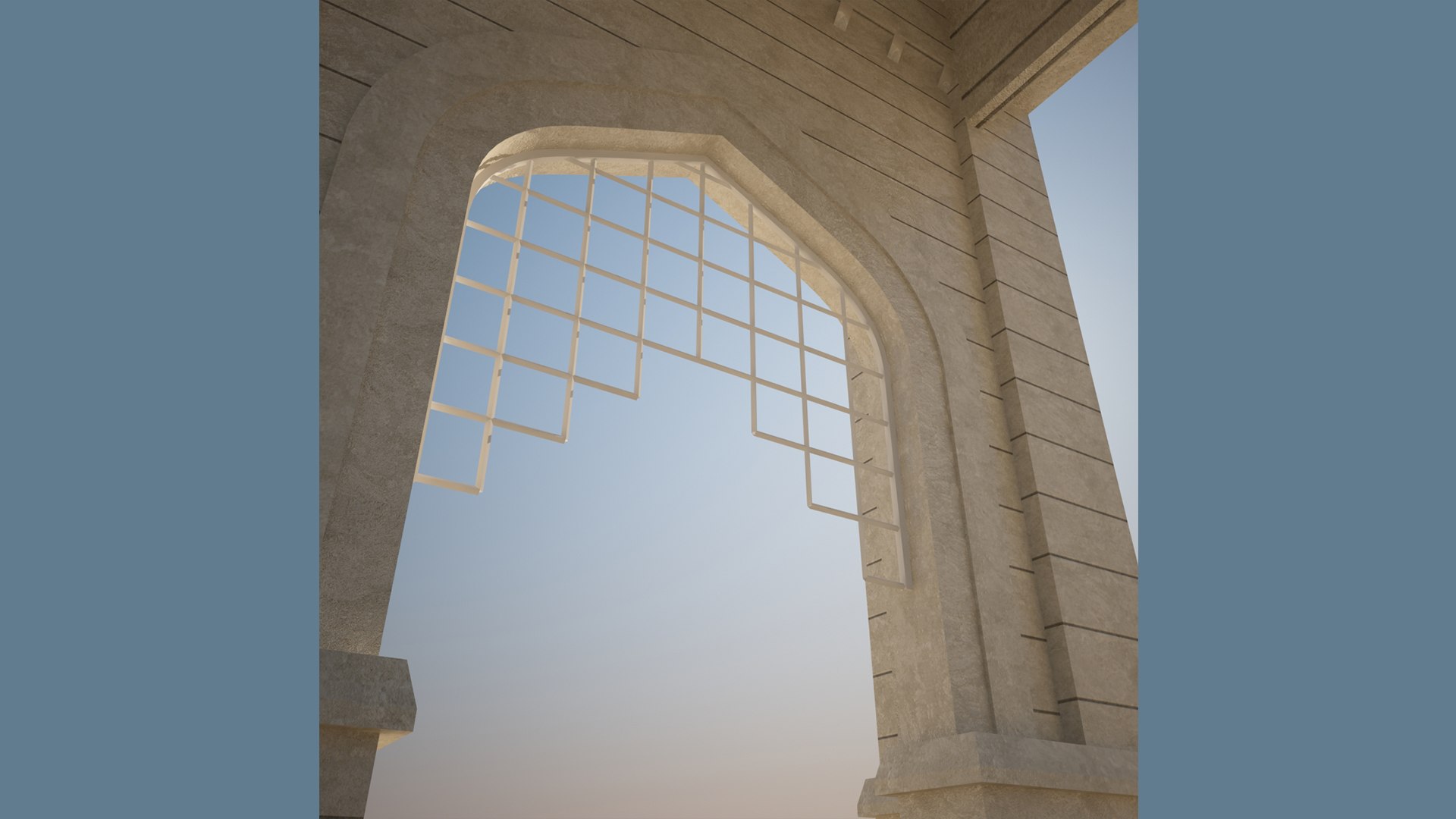 3D Arabic Gate - TurboSquid 1561073