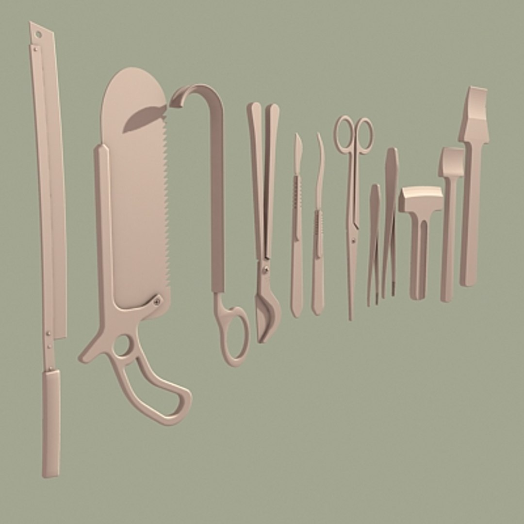 3d Tools Autopsy Model