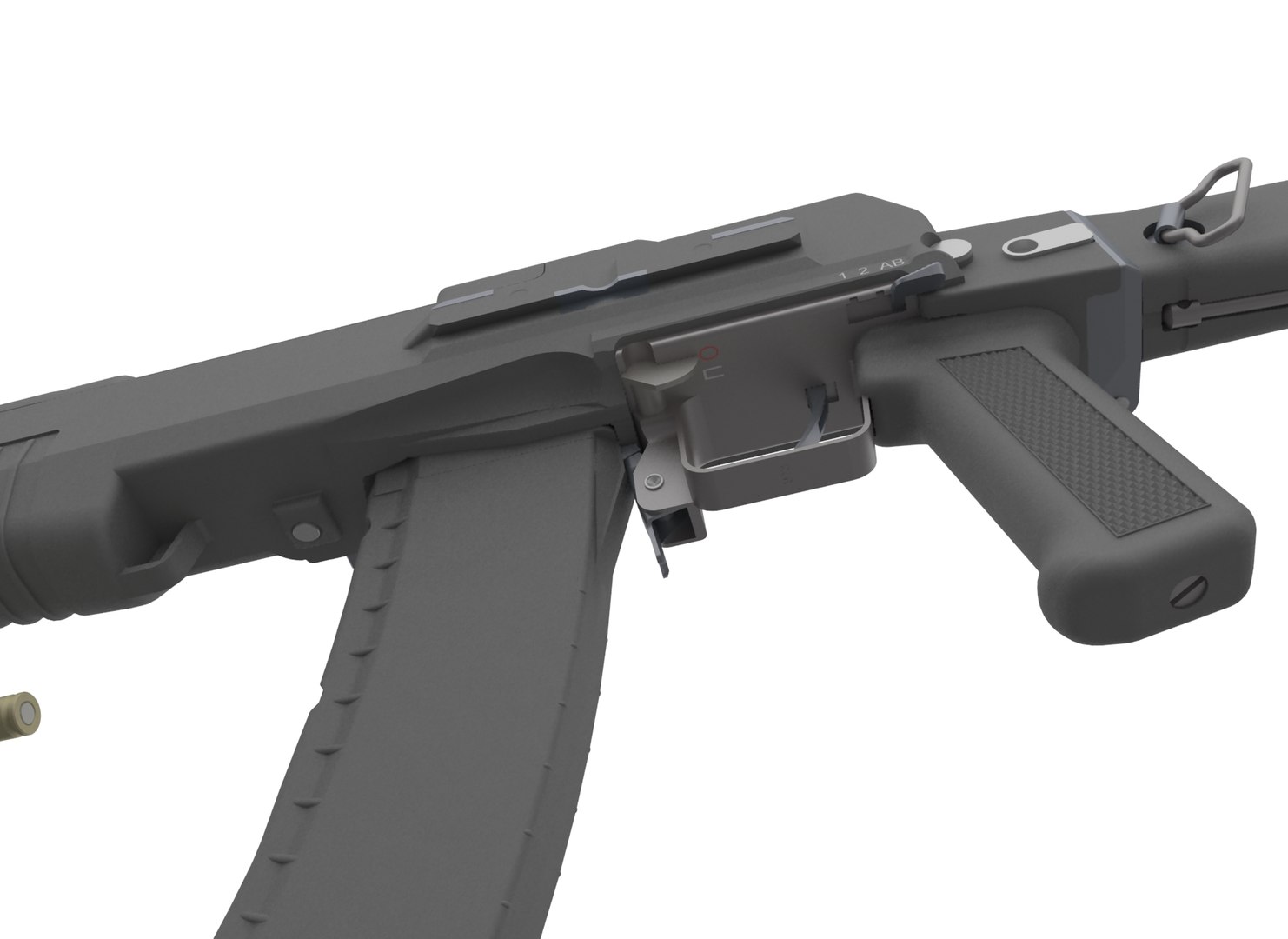 3d An-94 Nikonov Assault Rifle