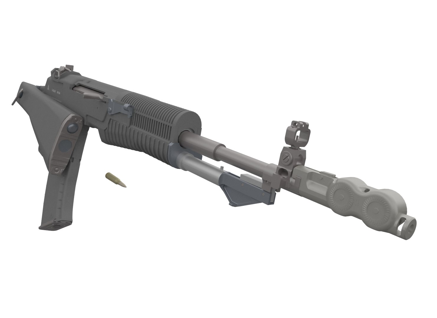3d An-94 Nikonov Assault Rifle