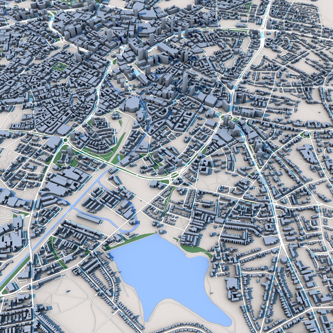 Birmingham City United Kingdom 3D Model - TurboSquid 2311720