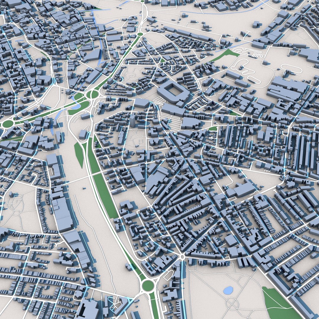 Birmingham City United Kingdom 3D Model - TurboSquid 2311720