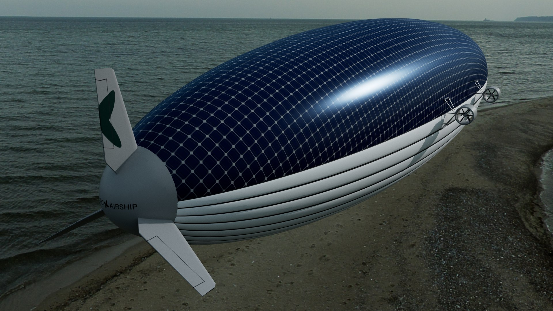 Solar Airship 3D - TurboSquid 2133872