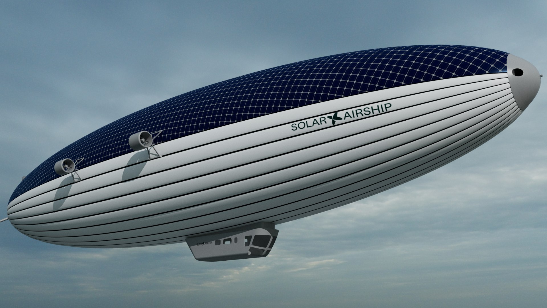 Solar Airship 3D - TurboSquid 2133872