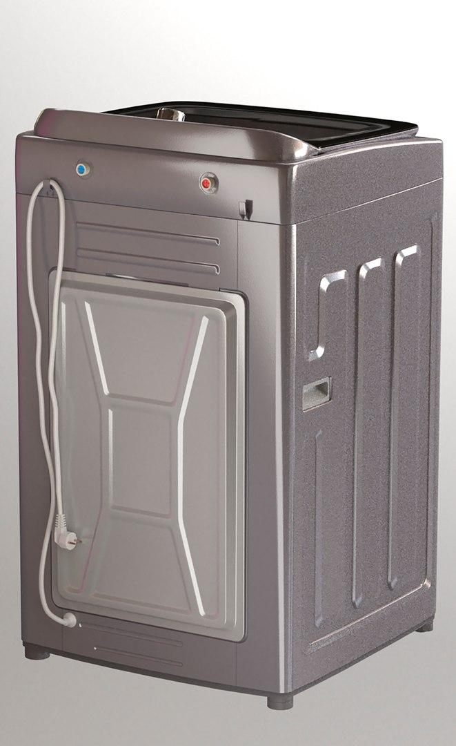 Washing Machine Indurama LRI-19BLA Blanca 19KG 3D Model - TurboSquid ...