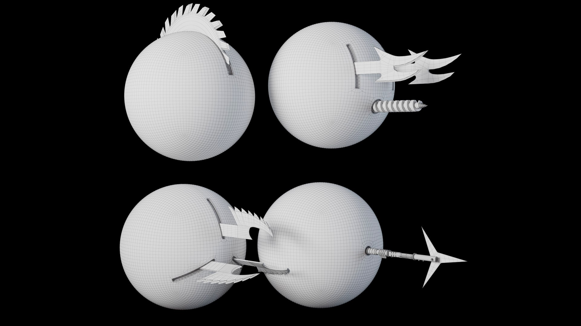 Phantasm Sentinel Spheres Part 1 3D Model - TurboSquid 1720370