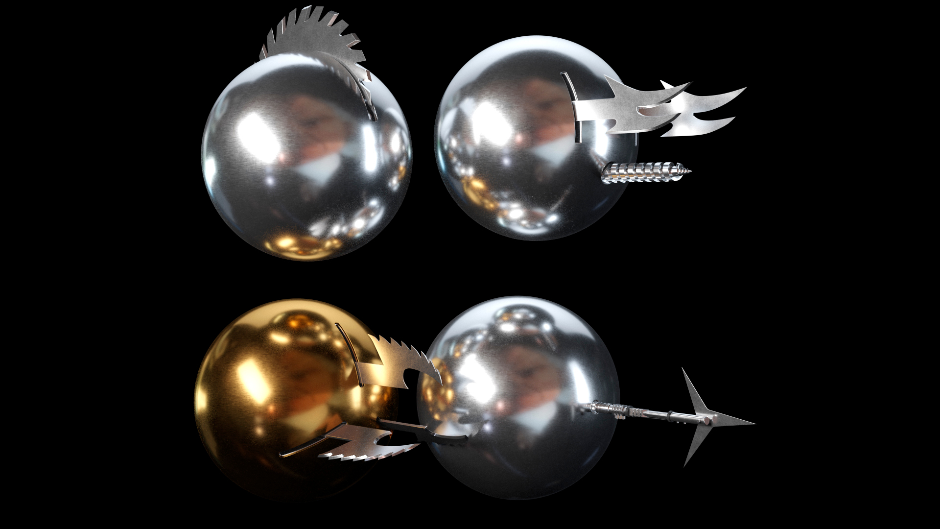 Phantasm sentinel spheres part 1 3D model - TurboSquid 1720370
