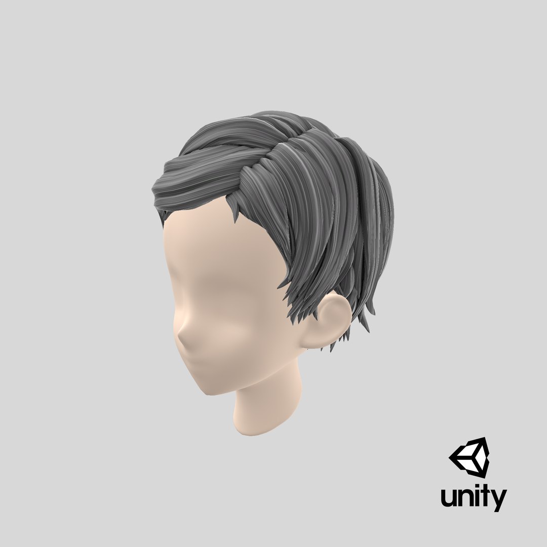 Stylized Hair Mannequin 3D - TurboSquid 1571252