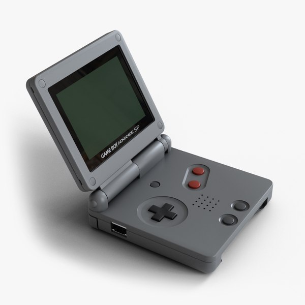 modelo 3d Nintendo Gameboy Advance SP - TurboSquid 2245160