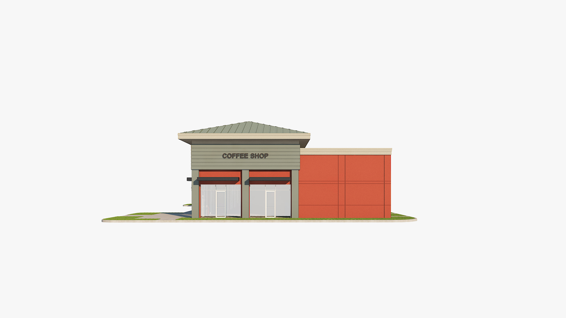 3D Retail Center - TurboSquid 1612266