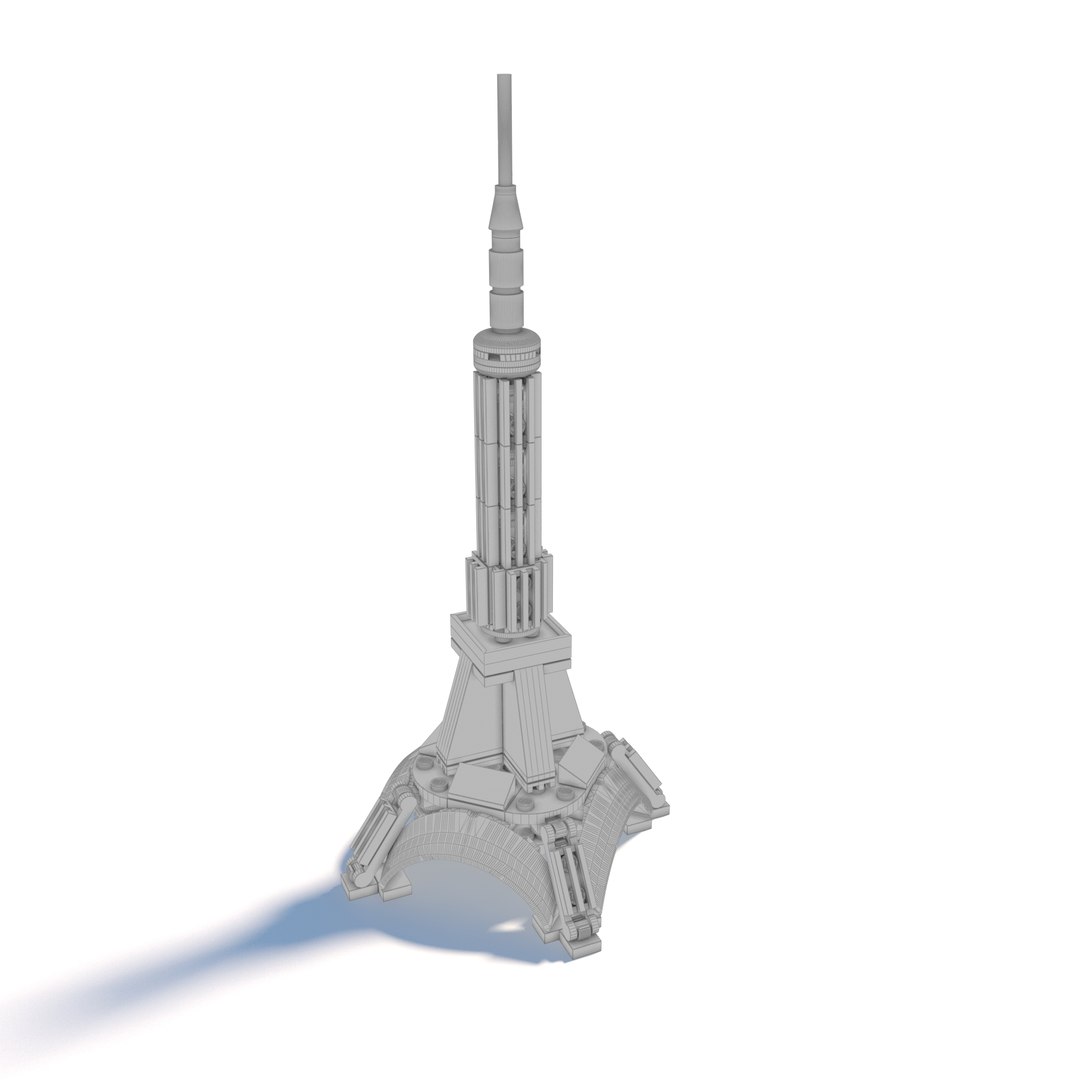 3D Model Lego - Tokyo Tower - TurboSquid 1820617