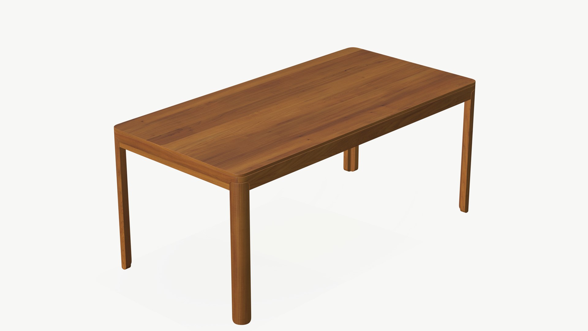 Wooden Dining Table New Design 3D Model - TurboSquid 2000046